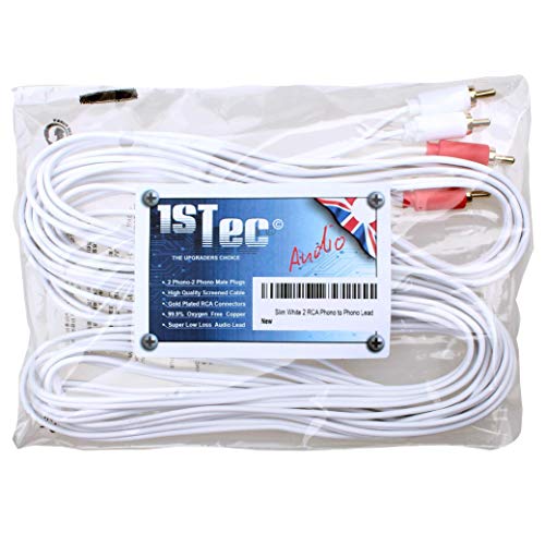 SLIM WHITE FIGURE 8 CABLES — 1STec
